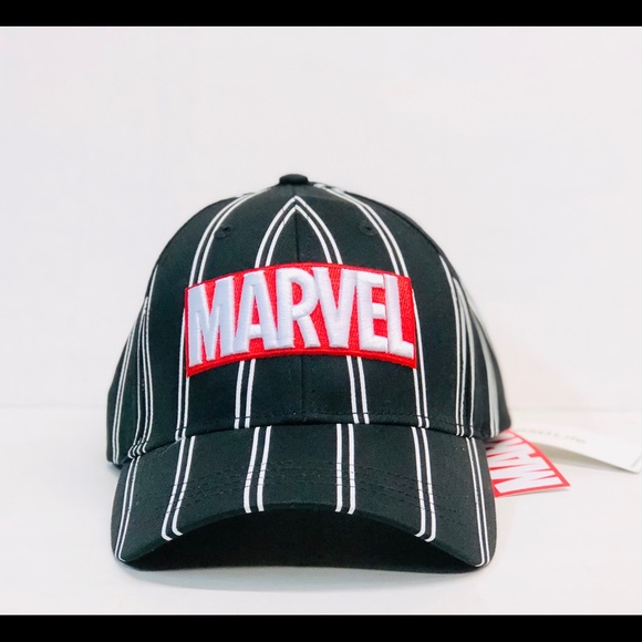 Marvel | Accessories | Marvel Logo Strapback Hat | Poshmark